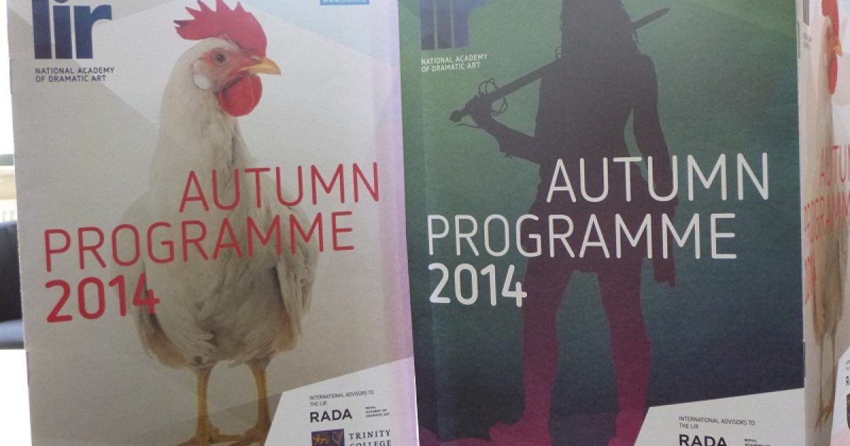 Autumn Programme 2014 | The Lir Academy